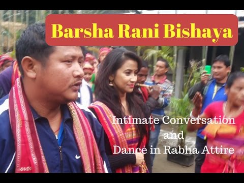 Assamese Video- Barsha Rani Bishaya Welcomed In Rabha Ethnic Style ...