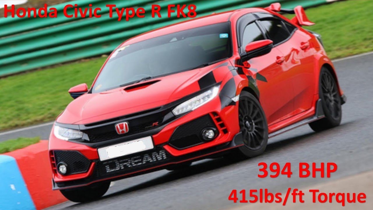 394 BHP 415lbs/ft Civic Type R FK8 - YouTube