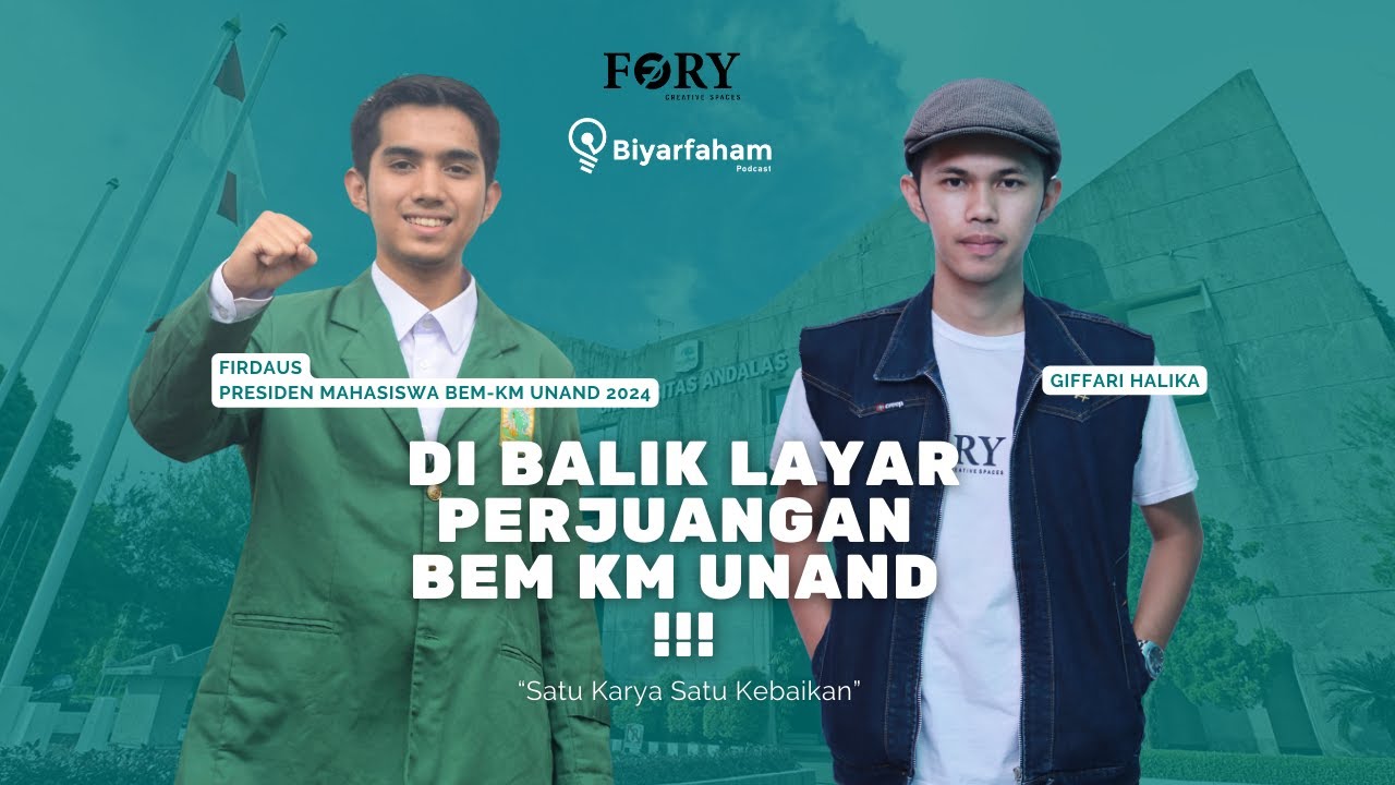 MAHASISWA HARUS BERSUARA !!! - FIRDAUS (PRESMA BEM-KM UNAND 2024 - YouTube