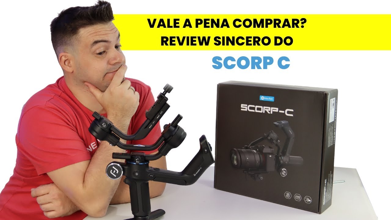 Estabilizador Gimbal Scorp C - Review Completo e Como balancear - YouTube