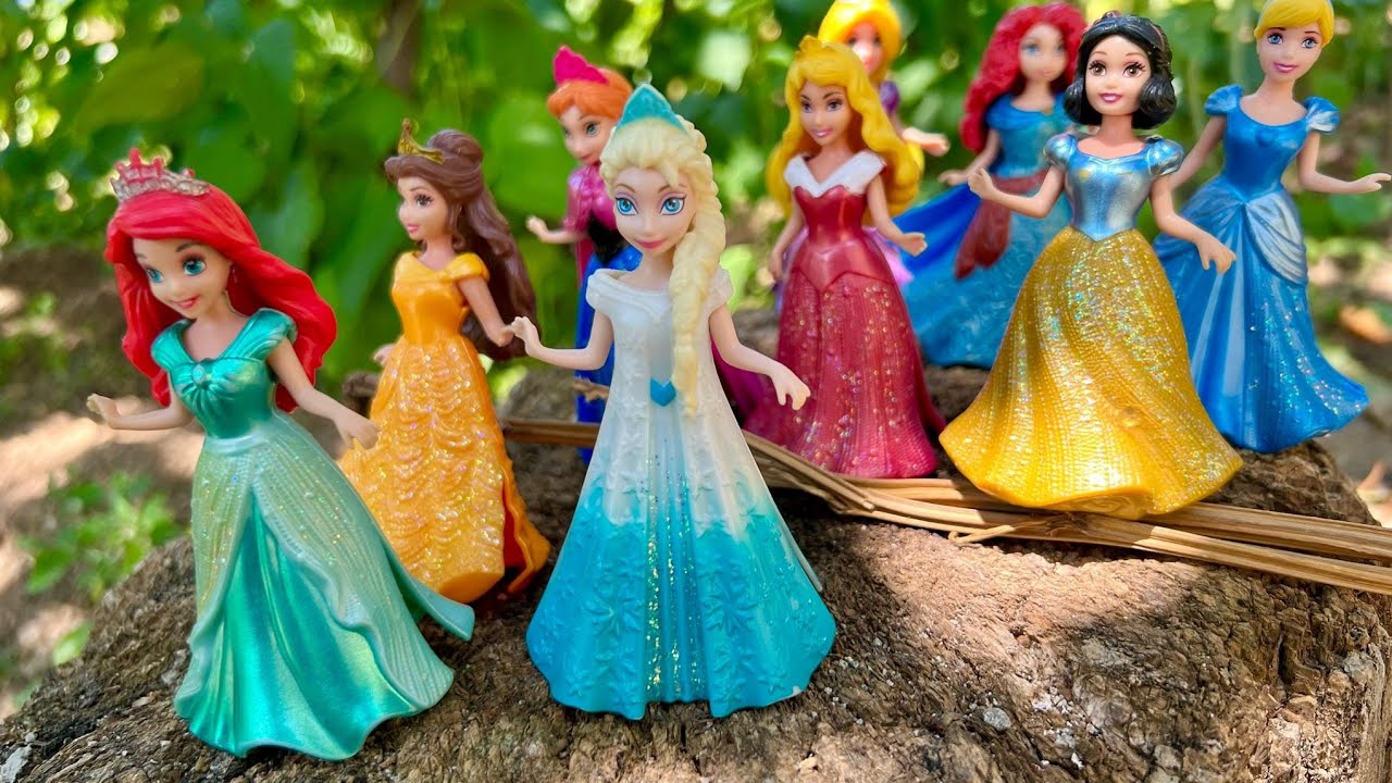 ASMR 5 MYSTERY SURPRISES Disney Princess Miniature Dolls Satisfying ...
