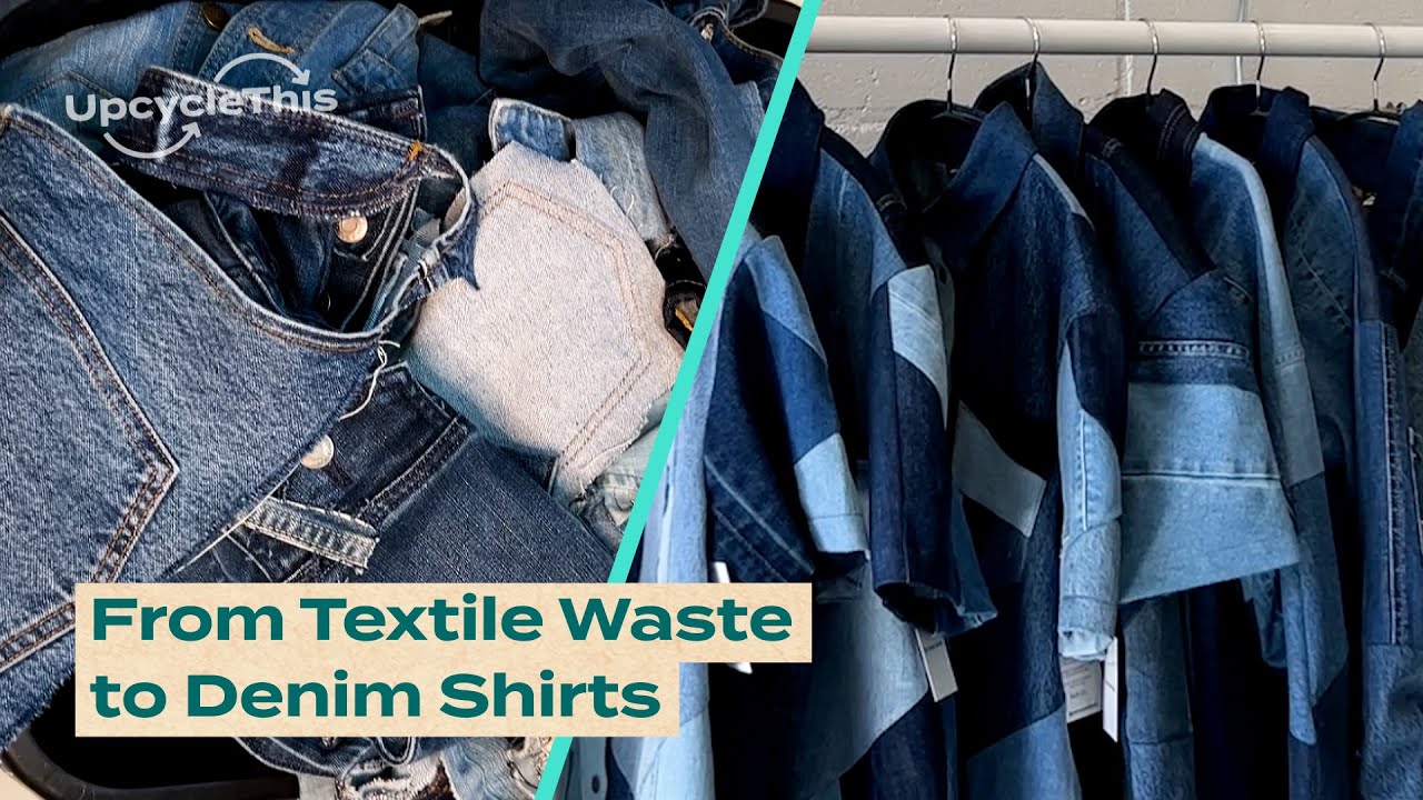 NY’s Zero Waste Daniel Repurposes Denim Scraps Into New Items - YouTube