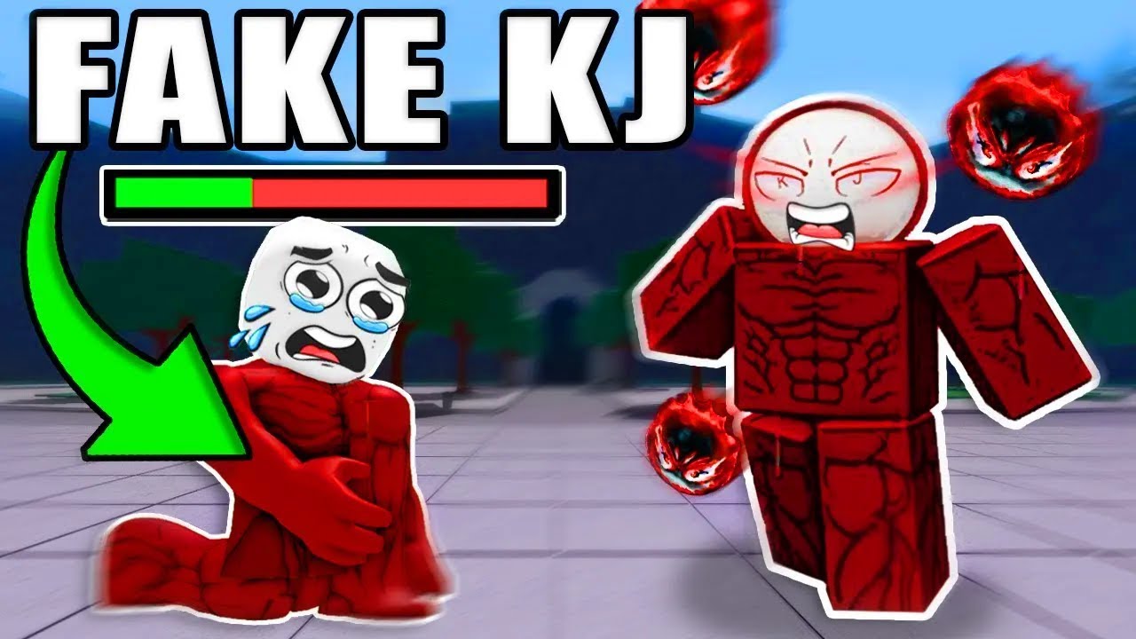 Putting an END TO FAKE KJ's in The Strongest Battlegrounds... - YouTube