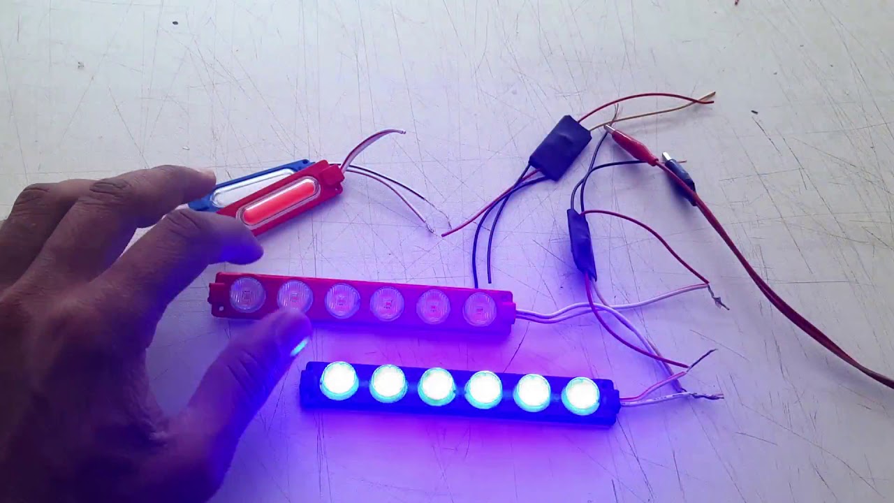 How To Make Police Light at Home 2021 | Police Light 2021 | LED Police ...