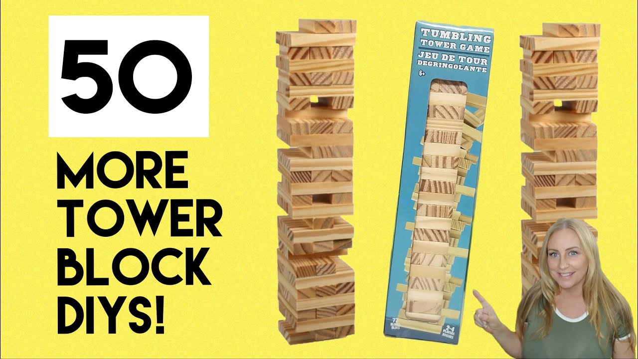 Get Creative With 50 More Tower Block Diys! - YouTube