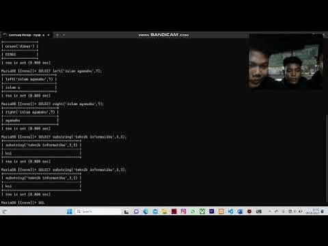 presentasi basis data 2 Contoh string dan date - YouTube