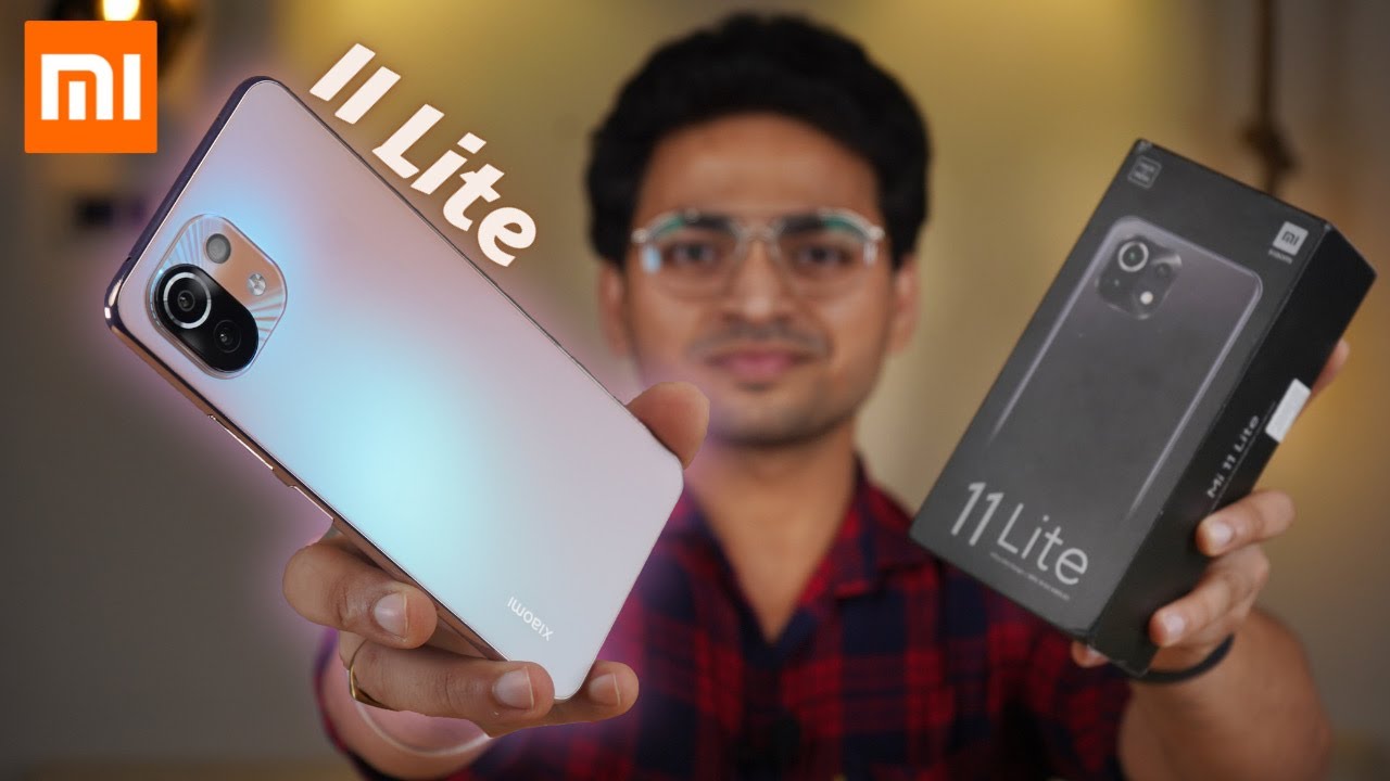 Mi 11 Lite Unboxing 🚀| Lightweight + 10 Bit AMOLED 90Hz Display 🔥| Tech ...