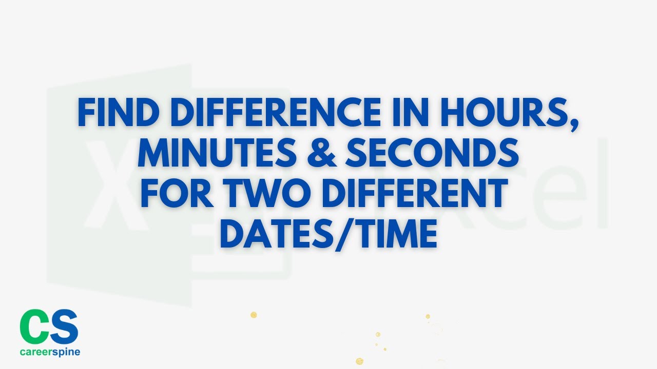Find Difference In Hours Minutes Seconds For Two Different Dates Find Difference In Hours Minutes Seconds For Two Different Dates