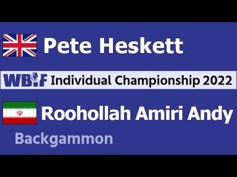 Roohollah Amiri Andy [M1] (vorojak) vs. Pete Heskett (peteh ...