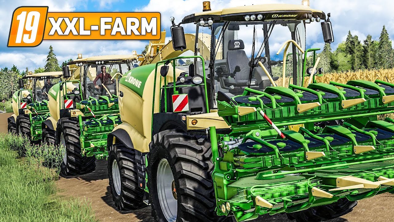 LS19 XXL Farm #70: Die KRONE Big X 1180-Häcksler rollen an ...