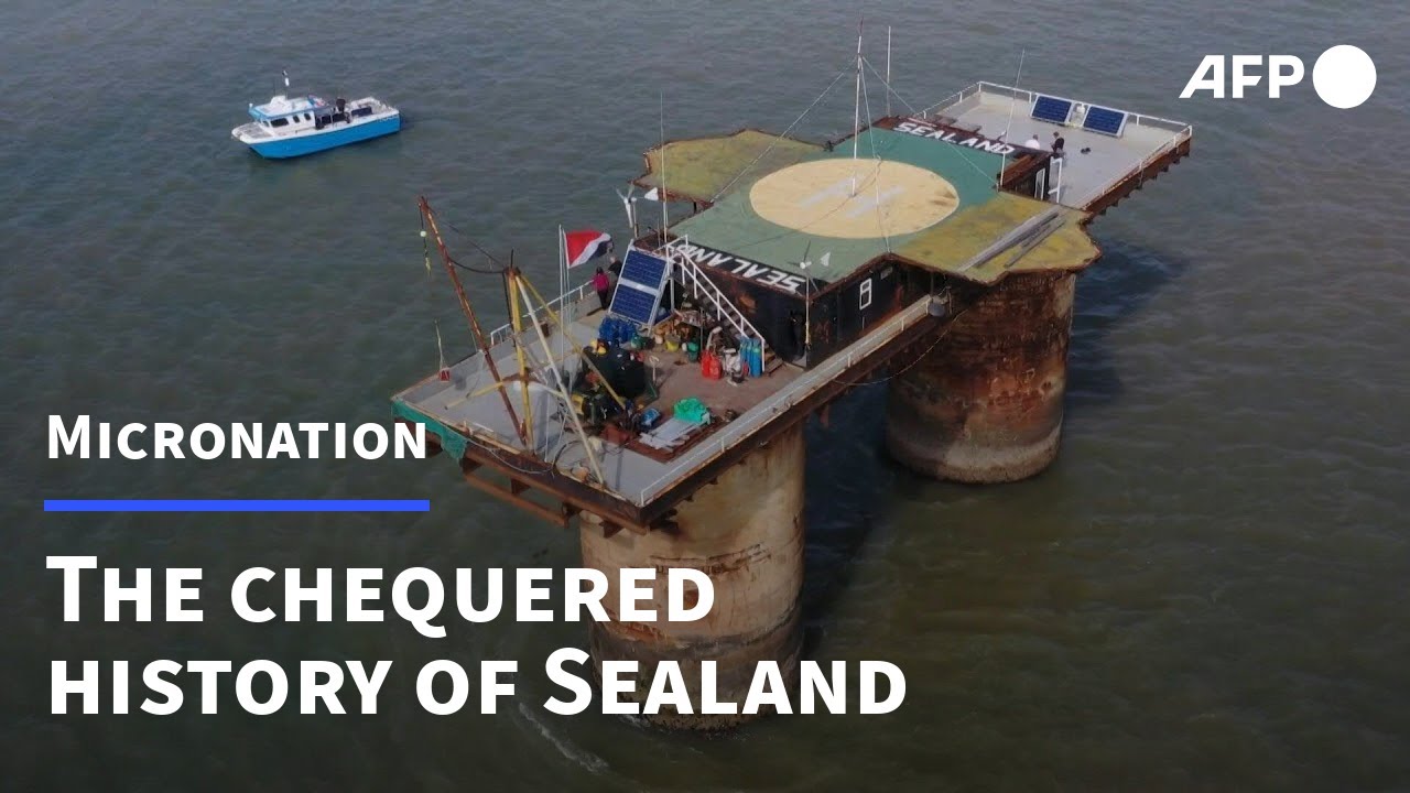 Sealand: the micronation defying the UK and Covid | AFP - YouTube