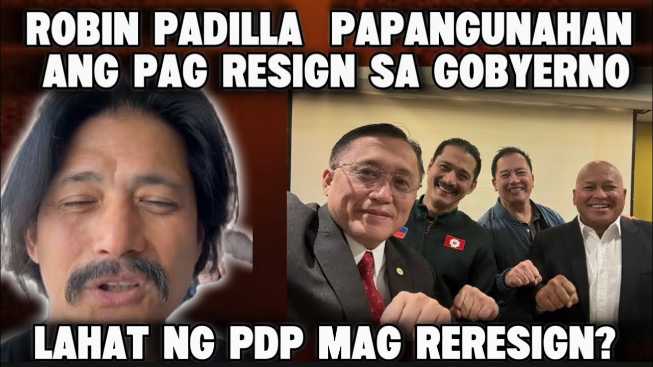 ROBIN, SASABIHAN ANG PDP NA SABAY SABAY SILANG MAG RESIGN? - YouTube