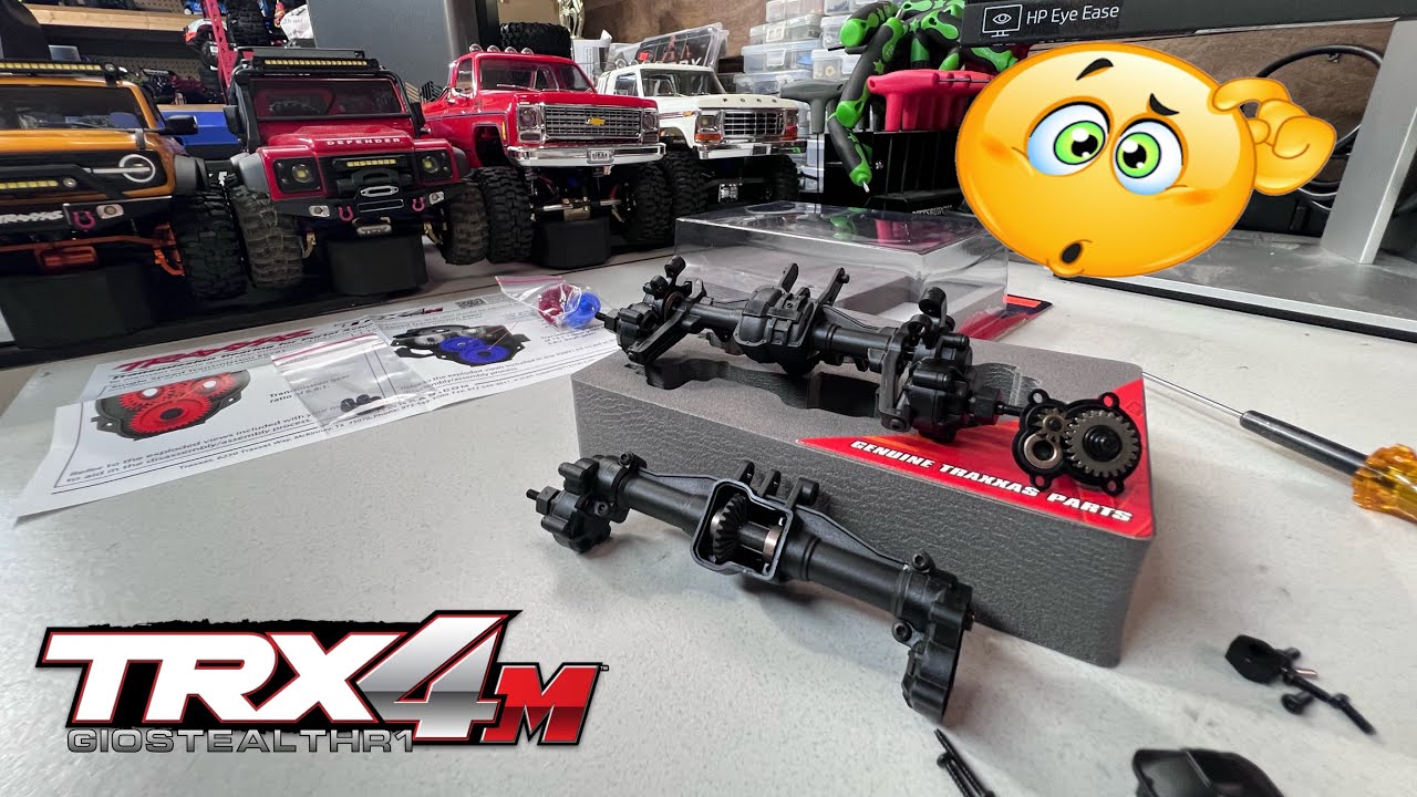 Traxxas TRX4M Portal Axle kit Unboxing 9843R - YouTube