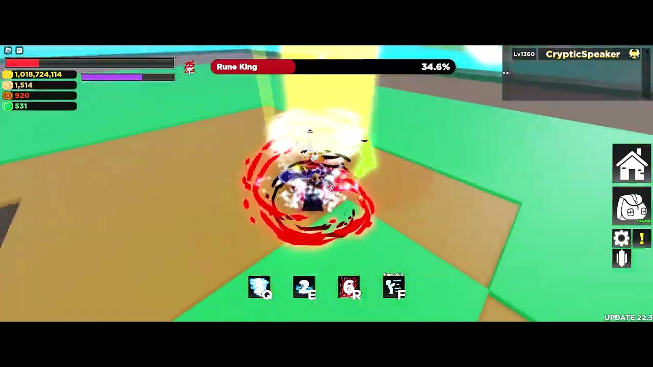 Defeating the Rune King | RPG Simulator - YouTube