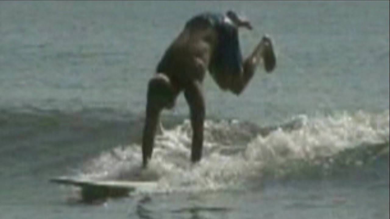 How To do a HandStand Longboard Surf - YouTube