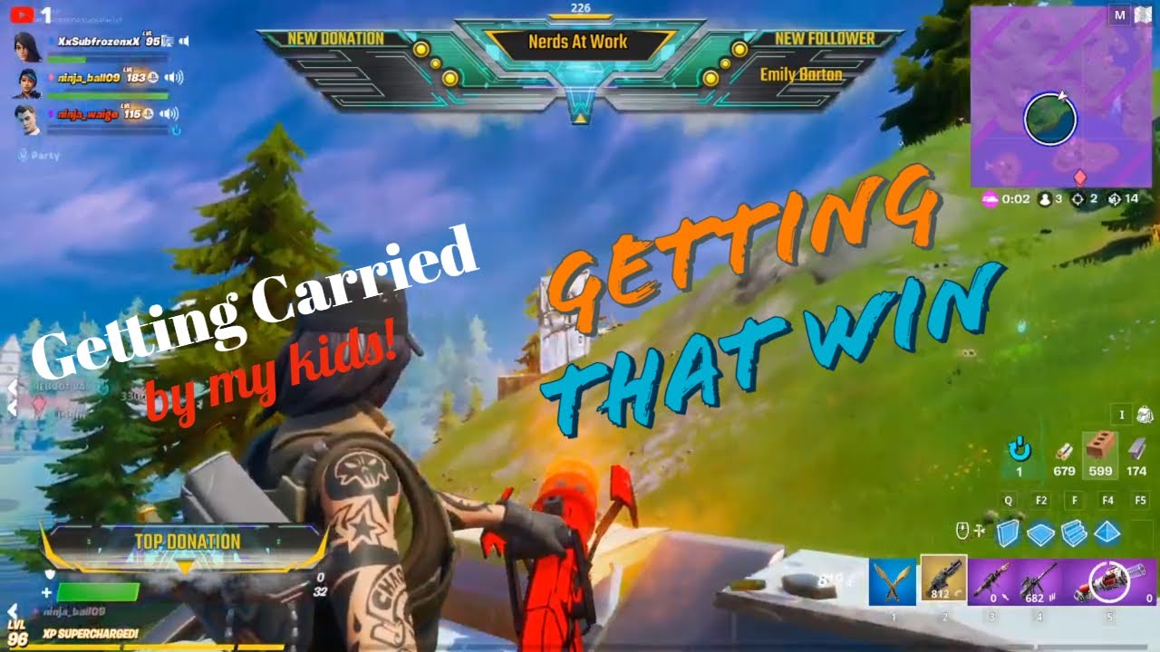 We're Playing Fornite & Got a Win! - YouTube