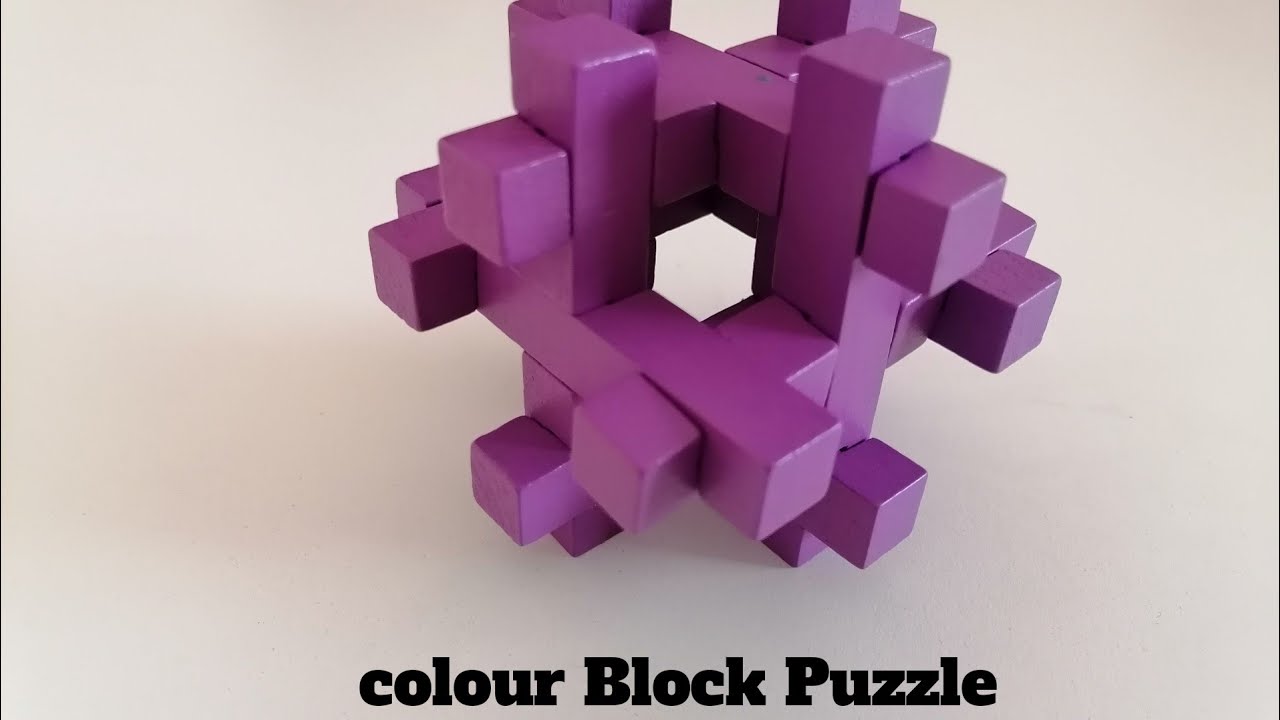 Colour Block Puzzle-How to solve /puzzles for kids - YouTube
