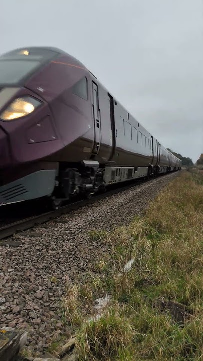 Class 810 810004 passing rearsby with tones 30/10/24 #class 810 #trainspotting #railway #emrs ...