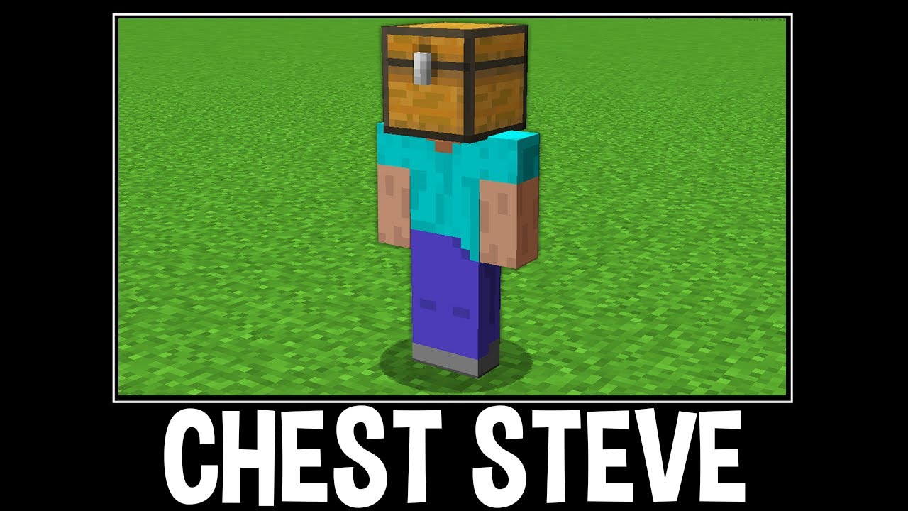 How to turn STEVE into a CHEST in CURSED Minecraft ! - YouTube