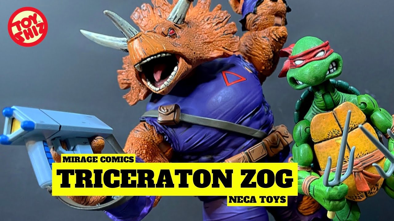 2023 A TRICERATON IN THE SEWERS: ZOG | Mirage TMNT Line | NECA Toys ...