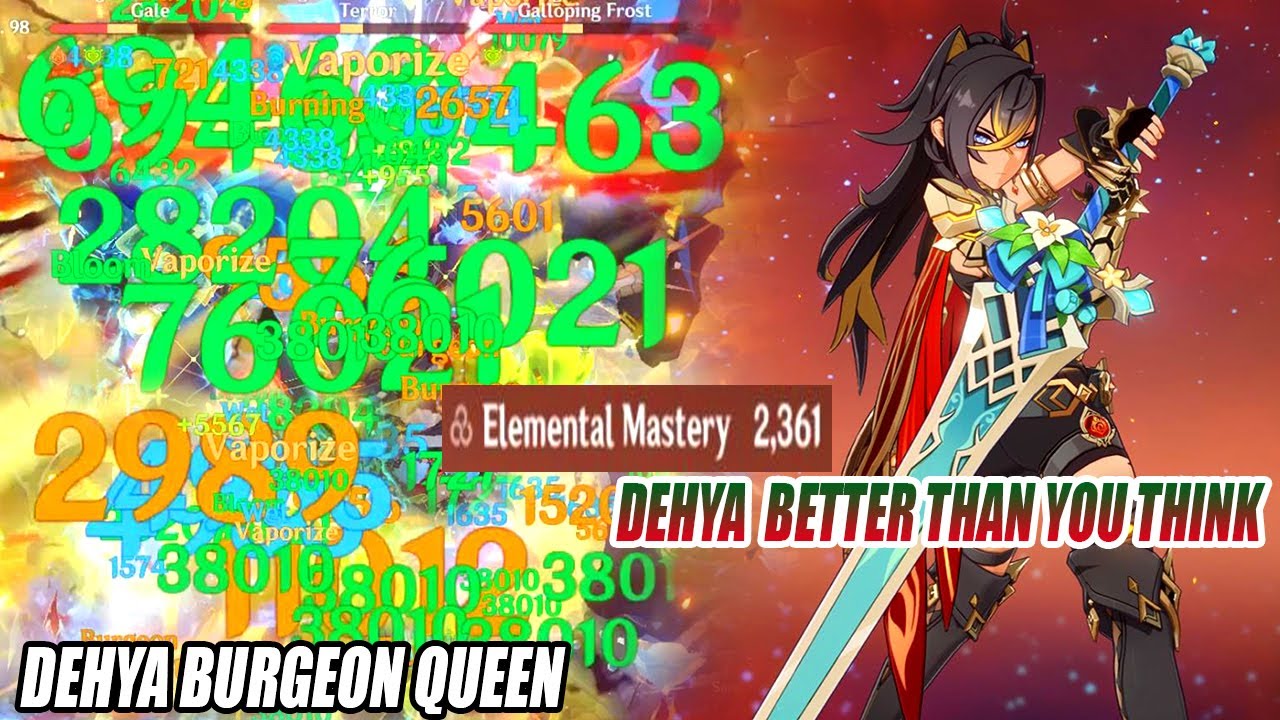 Dehya Burgeon Queen 2400 EM with F2P Mailed Flower - 100% Uptime ...