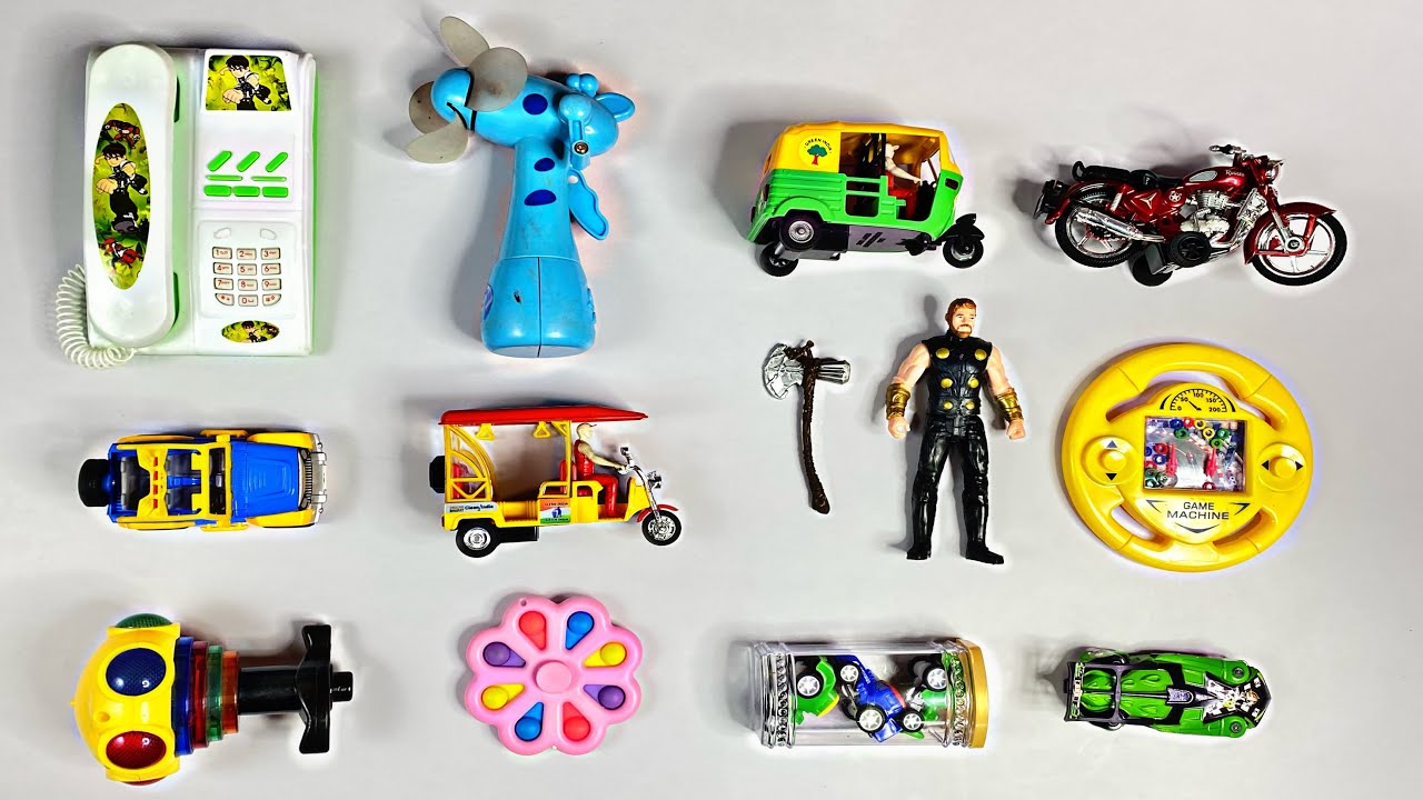 Ultimate Collection of Toys😱Robot, RC Car, Doraemon toy, RC helicopter ...
