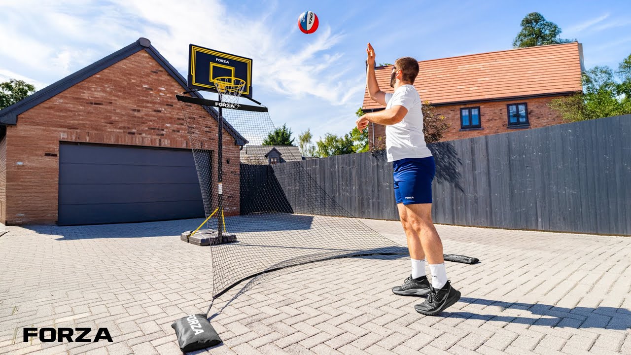 FORZA Basketball Solo Return Net | Shoot More. Chase Less. - YouTube