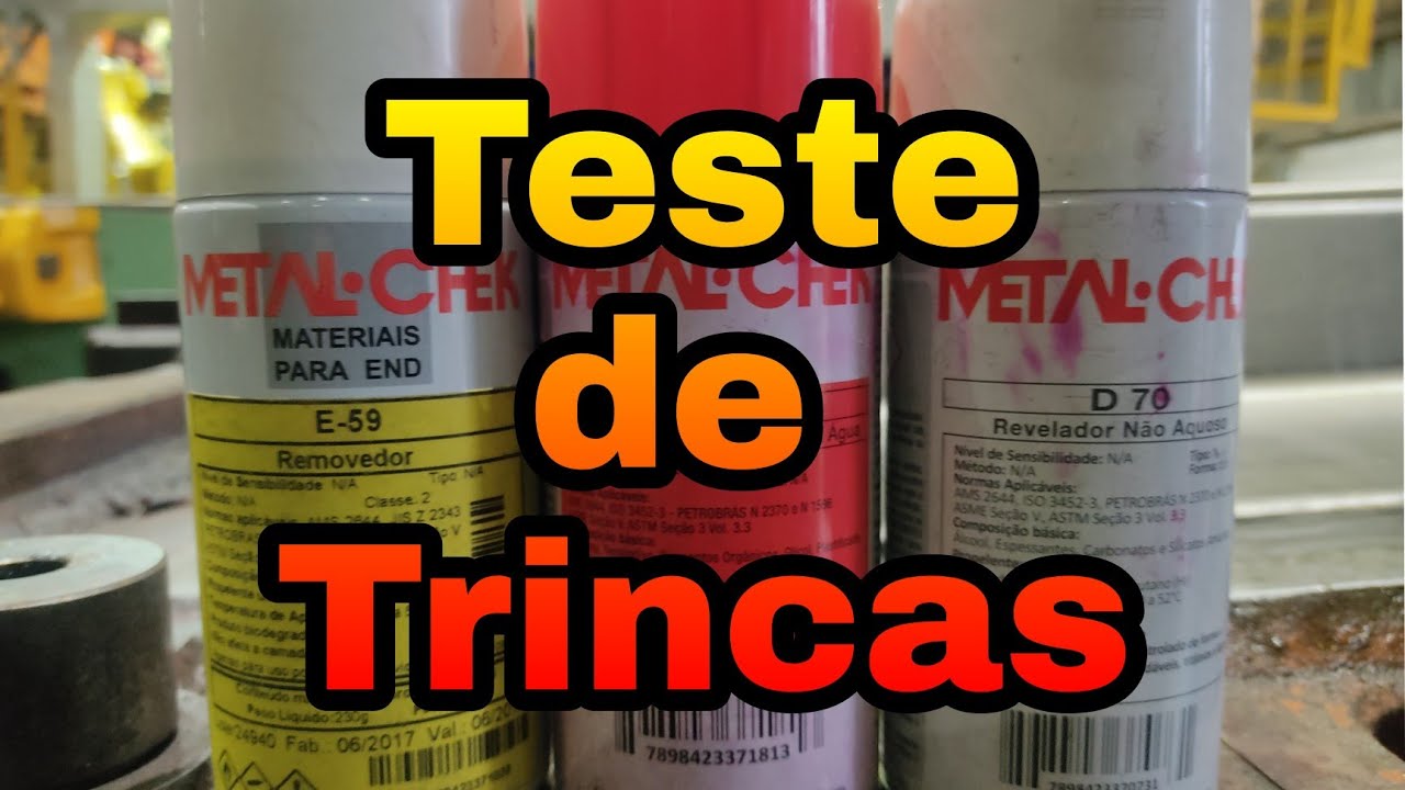 Como Fazer Teste de Trincas | Mecânica - YouTube