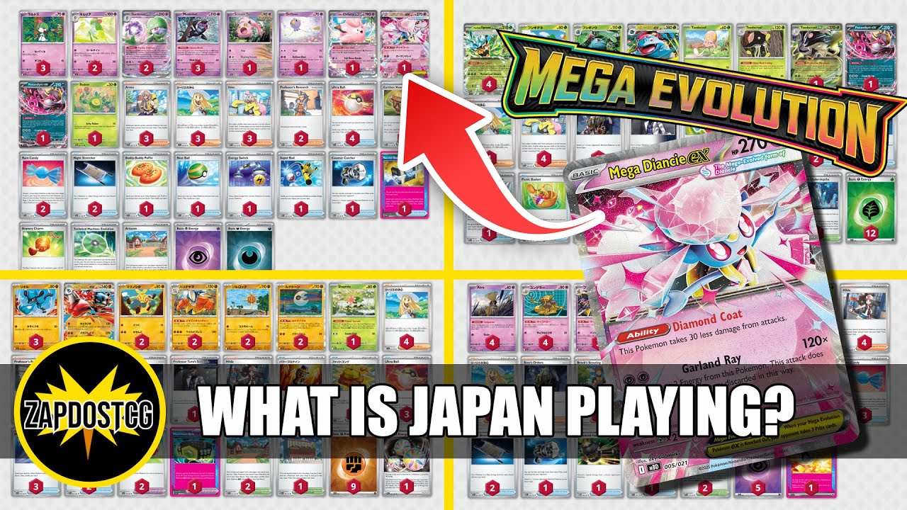 What Is Japan Playing With Mega Evolution? New Decklists (Pokemon TCG ...