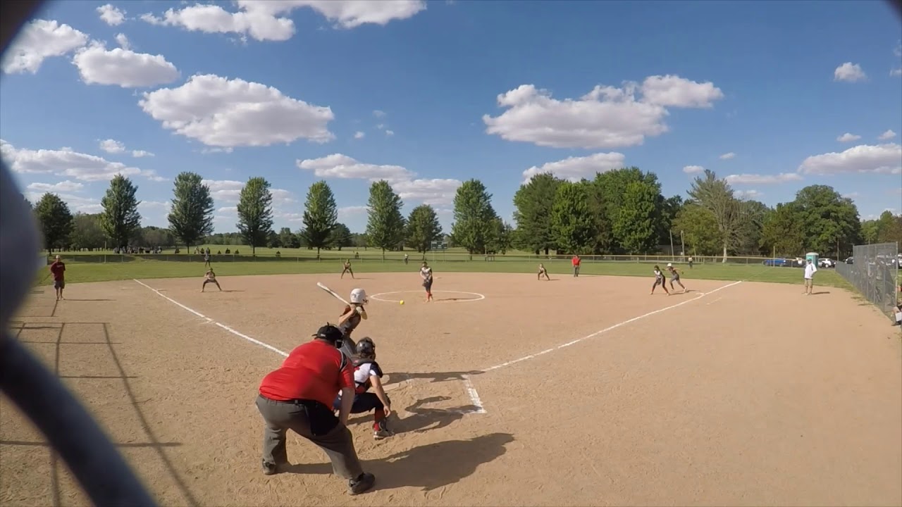 #1 SS Emily Todor to #20 1B Tara Watson for the Out vs Shockwaves 2K4 ...