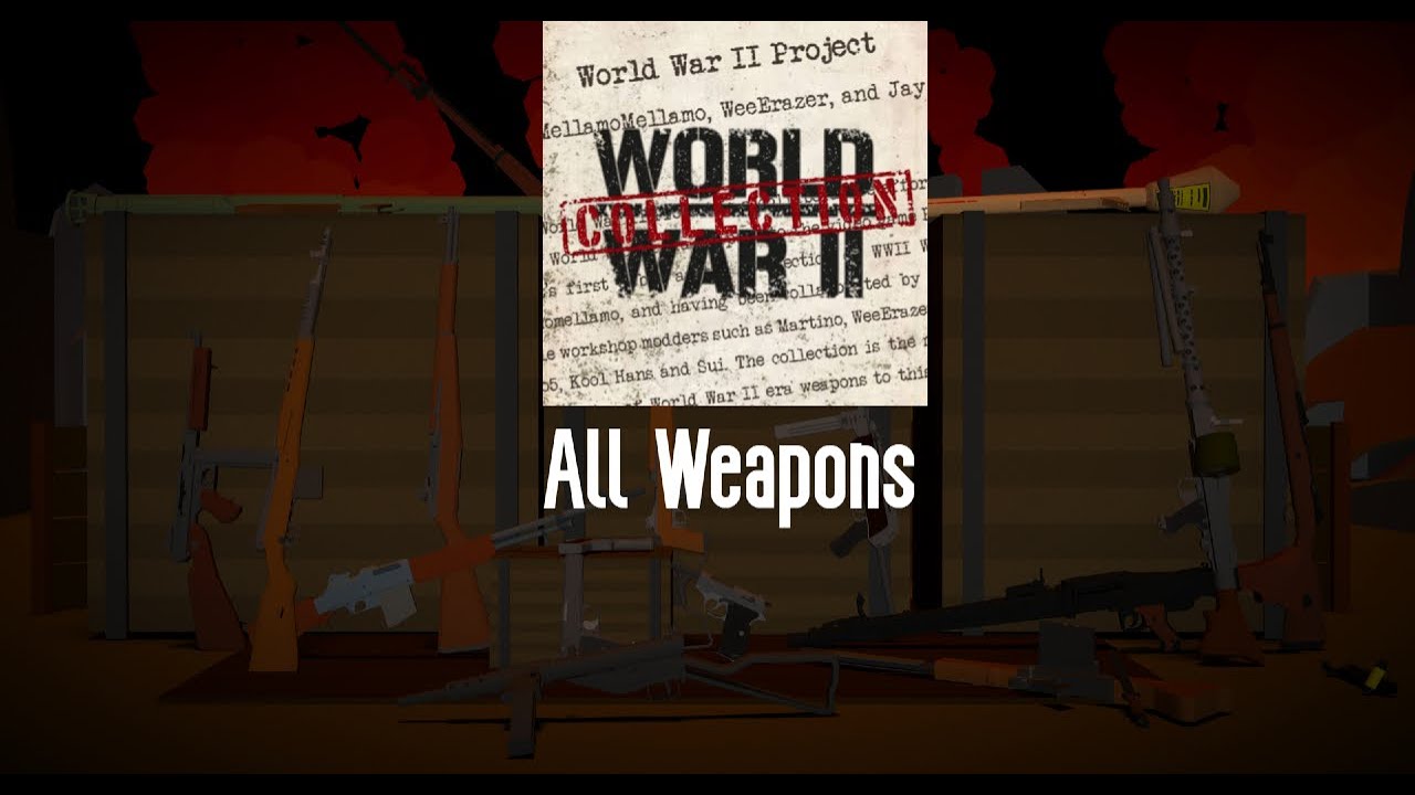 All Weapons In The WW2 Collection (Ravenfield) - YouTube
