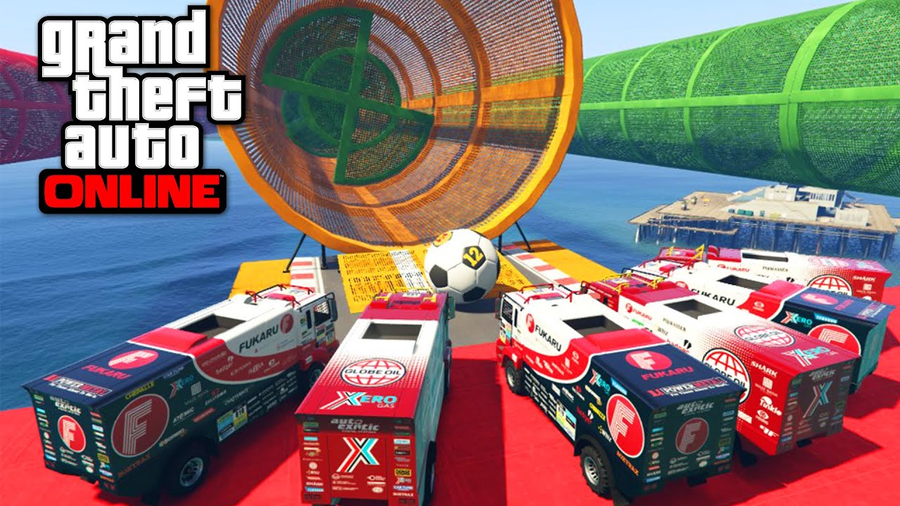 HARD PARCOURS FOOTBALL - GTA 5 ONLINE - YouTube