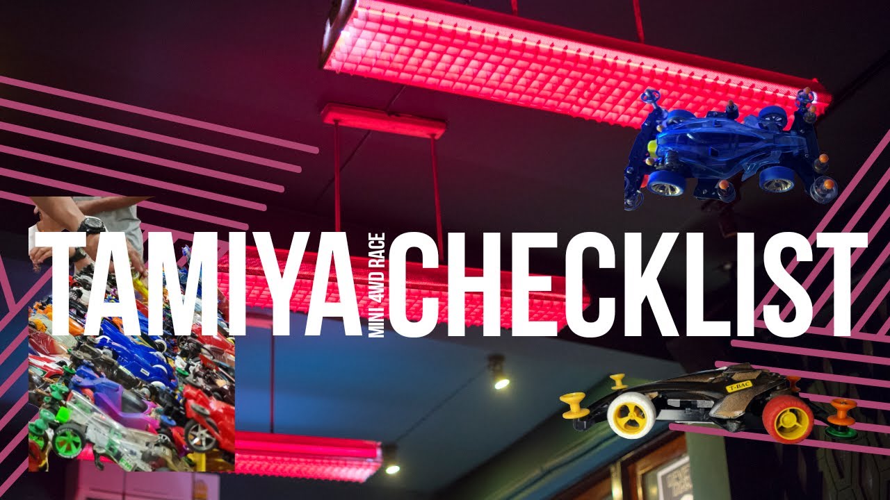 Race Checklist For A Successful Race Event -Tamiya Mini 4wd - YouTube