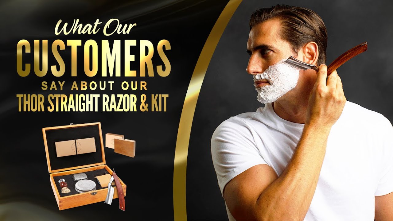 What Our Customer Says About Our Thor Straight Razor & Kit - YouTube