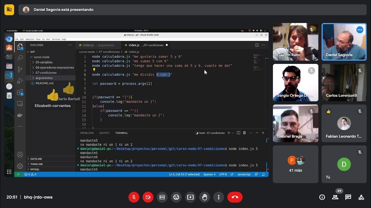 Curso Node.Js - Clase 07 - Estructuras de control de flujo - YouTube