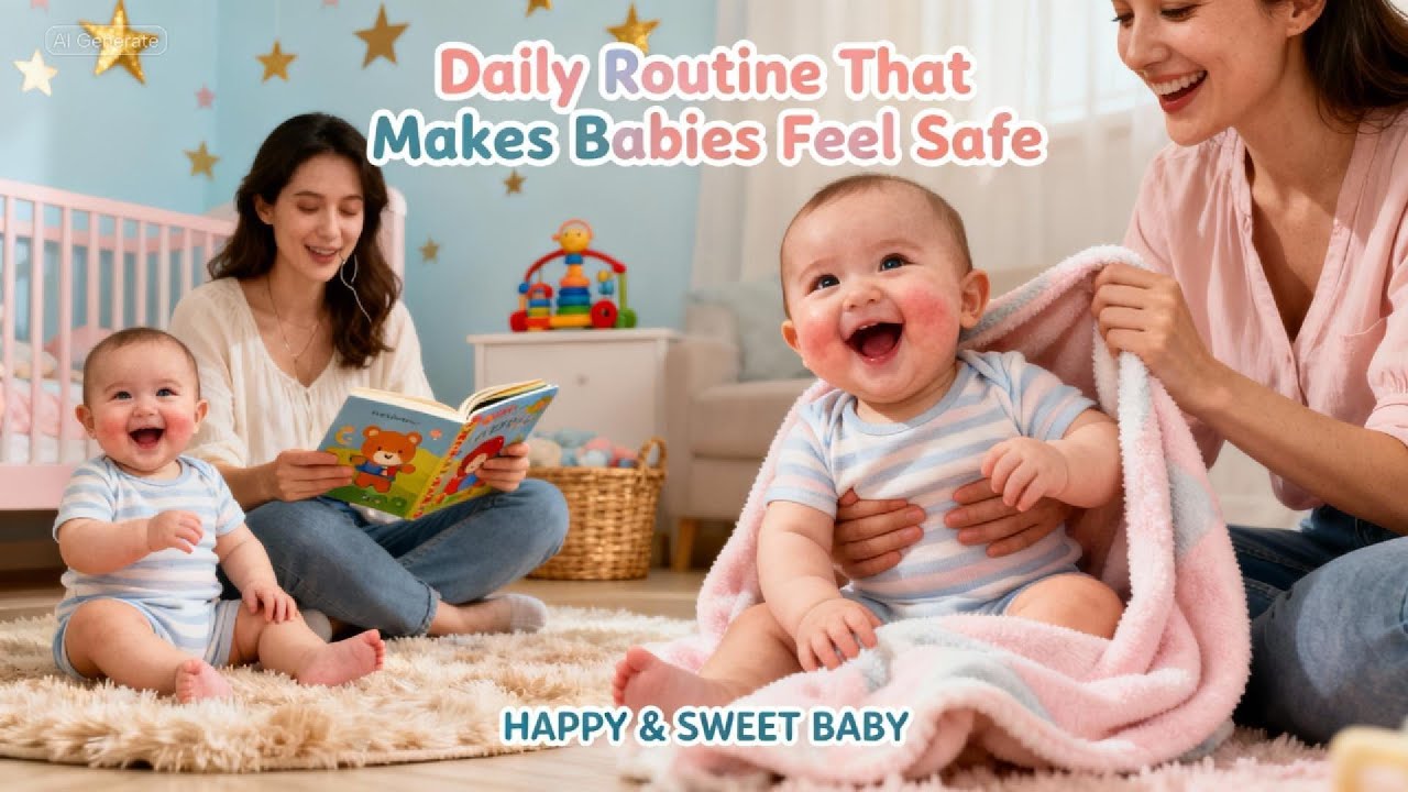 Daily Routine That Makes Babies Feel Safe | CARE AND CUDDLES - YouTube