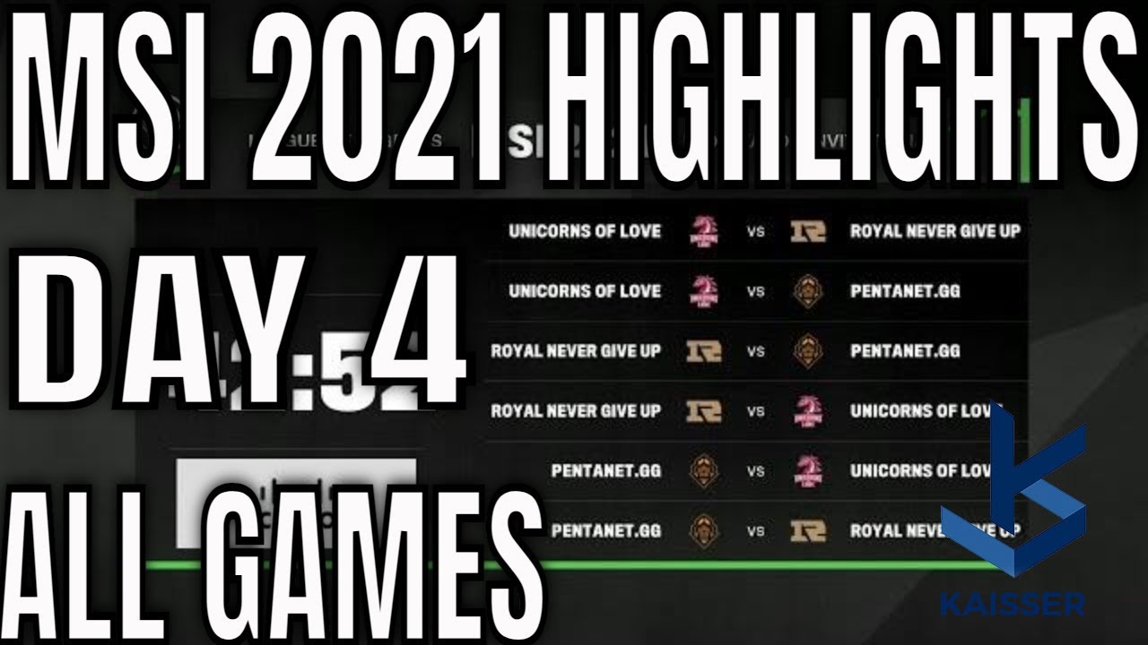 MIS 2021 Day 4 Highlights ALL GAMES | Mid Season Invitational 2021 ...