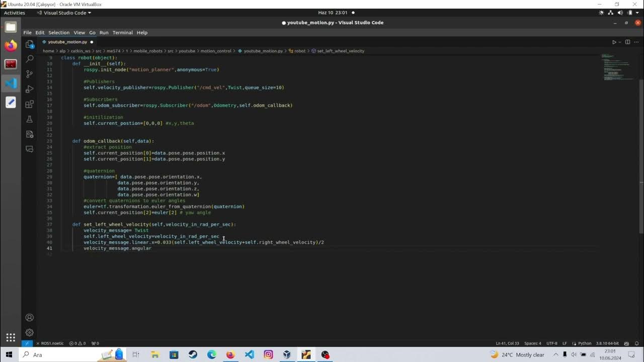 Step-by-Step TurtleBot3 Motion Control with ROS Python (Part2) - YouTube