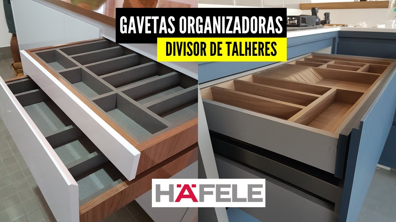 DIVISÓRIA DE GAVETAS PARA TALHERES (2 MODELOS PARA VOCÊ SE INSPIRAR ...