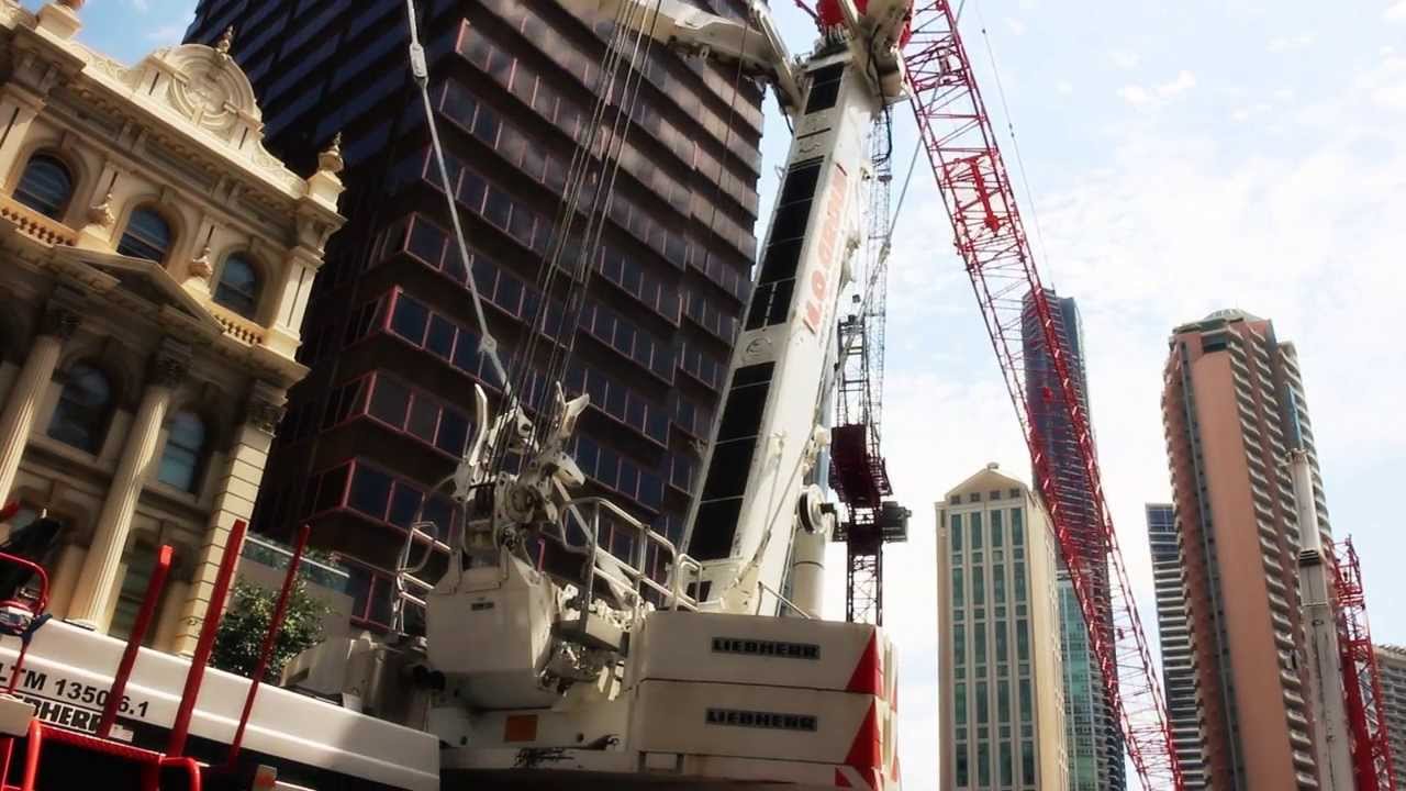 NQ Group - 350T Liebherr Crane - YouTube