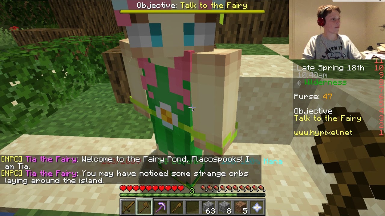 Tia The Fairy?!?!?! | Minecraft Skyblock - part 5 - YouTube