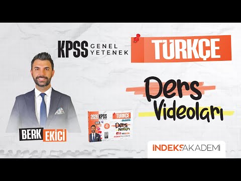 40 - 2026 KPSS - Türkçe - Sözcük Türleri - Fiil - III - (Fiilimsi) - Berk EKİCİ