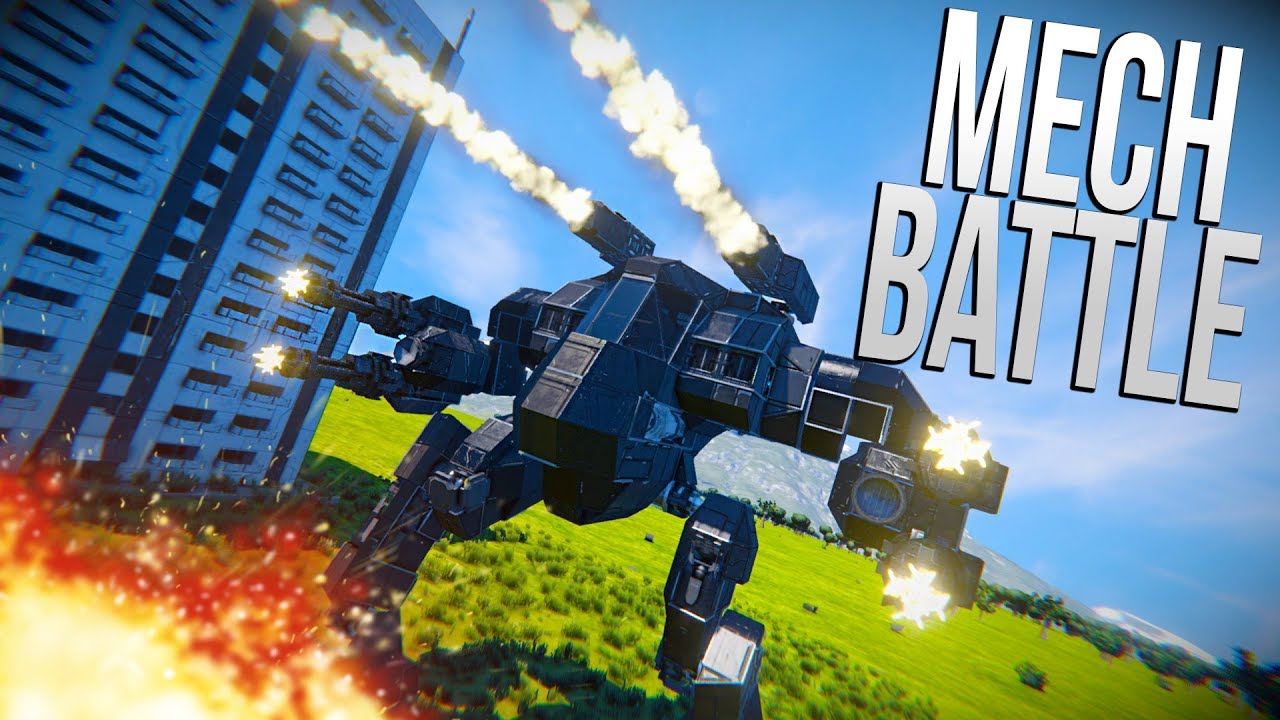 MASSIVE MECH EPIC BATTLE! - Space Engineers MEGA Battle! - YouTube