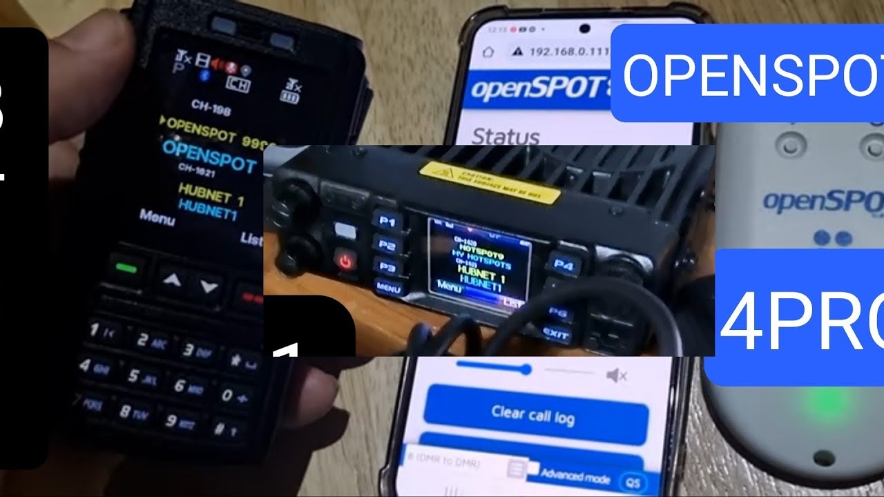 ANYTONE BT-01 Openspot 4 & CrossMode - YouTube