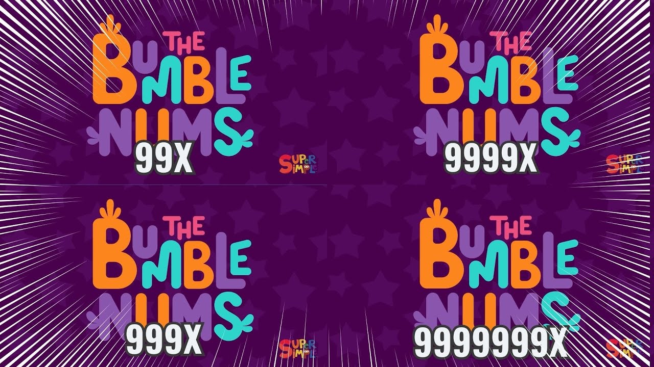 The Bumble Nums Intro Logo Getting 999999X Speed - YouTube
