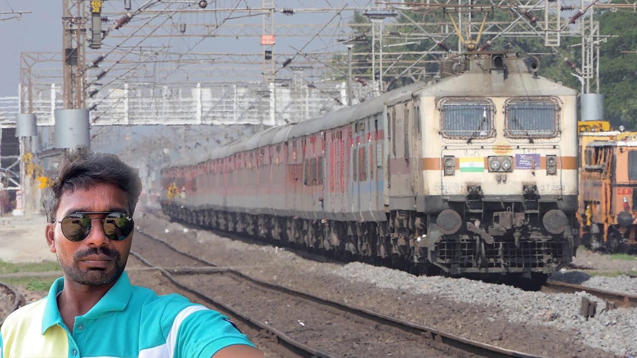 Extremely LATE Running | KERALA Express | 1 30kmph? | Two Trains ...