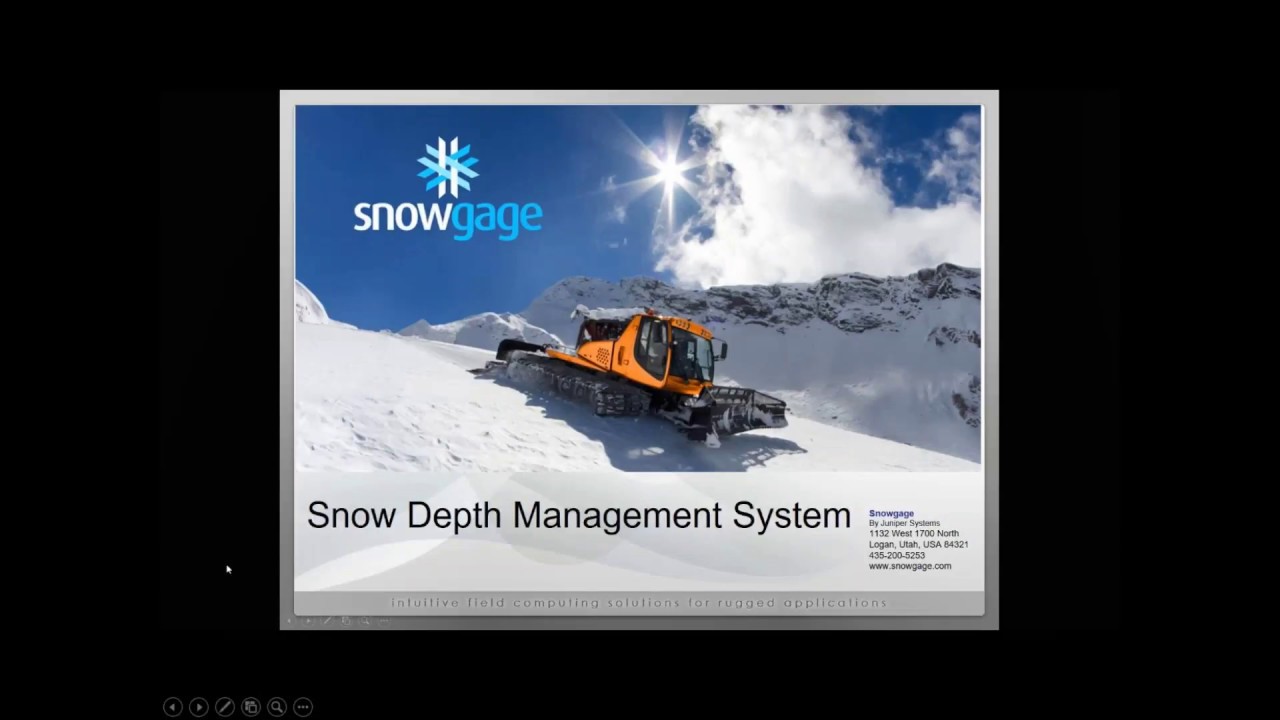 Webinar: Affordable Real-time Snow Depth Data in the Office and in the ...