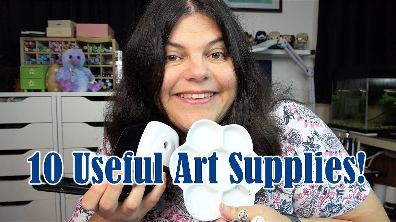 Ten Really Useful Art Supplies In My Studio! - YouTube