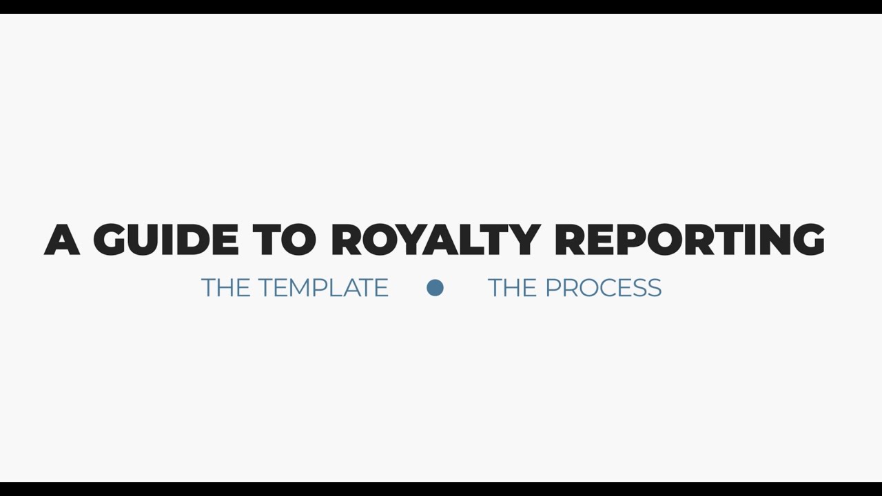 Affinity's Guide to Royalty Reporting - YouTube