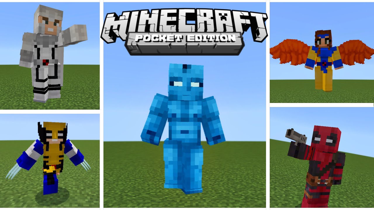 🧬 X-Men Addon for Survival in MCPE 1.21.50+ | Heroic Legacy V5.0 - YouTube